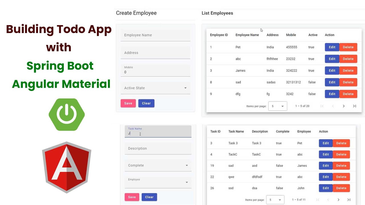 Building a Todo App with Spring Boot and Ang... | Open Video