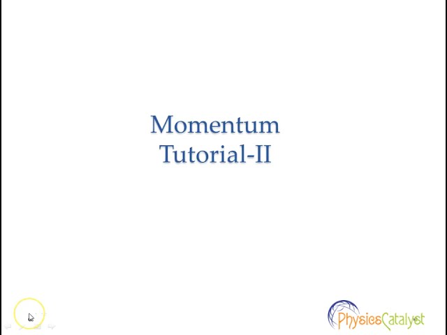 how to solve conservation of momentum problems