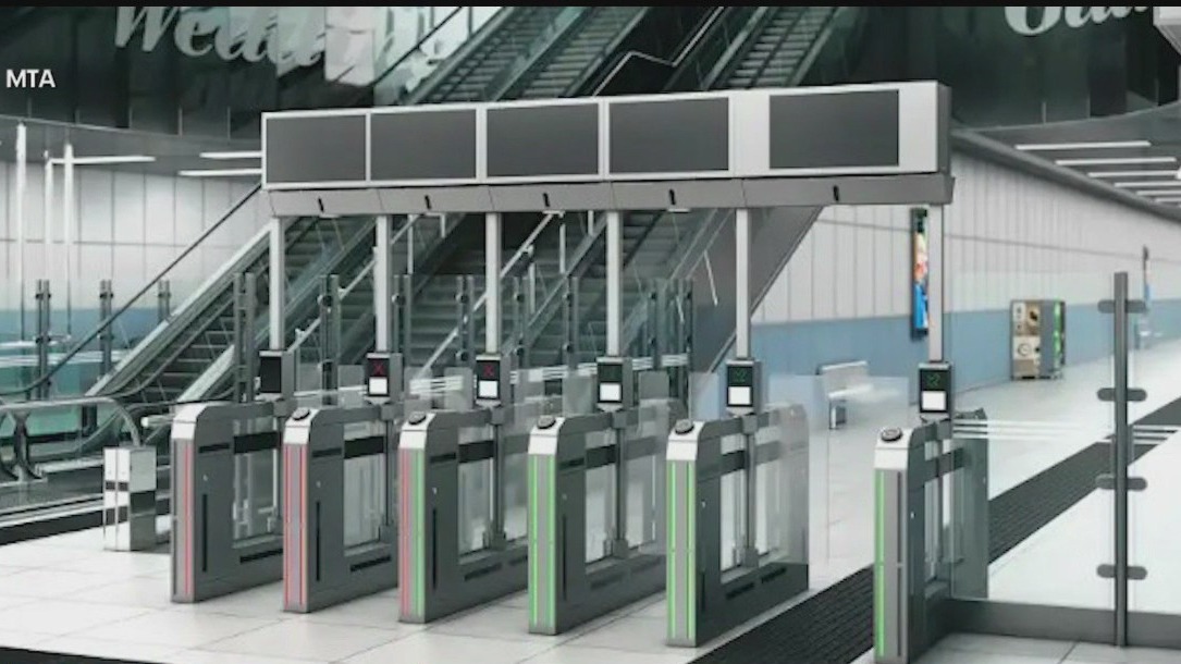 MTA to replace turnstiles with sliding glass... | Open Video