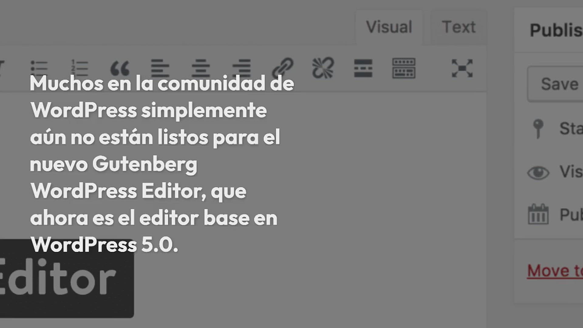 ¿Cómo Deshabilitar el Gutenberg WordPress Ed... | Open Video