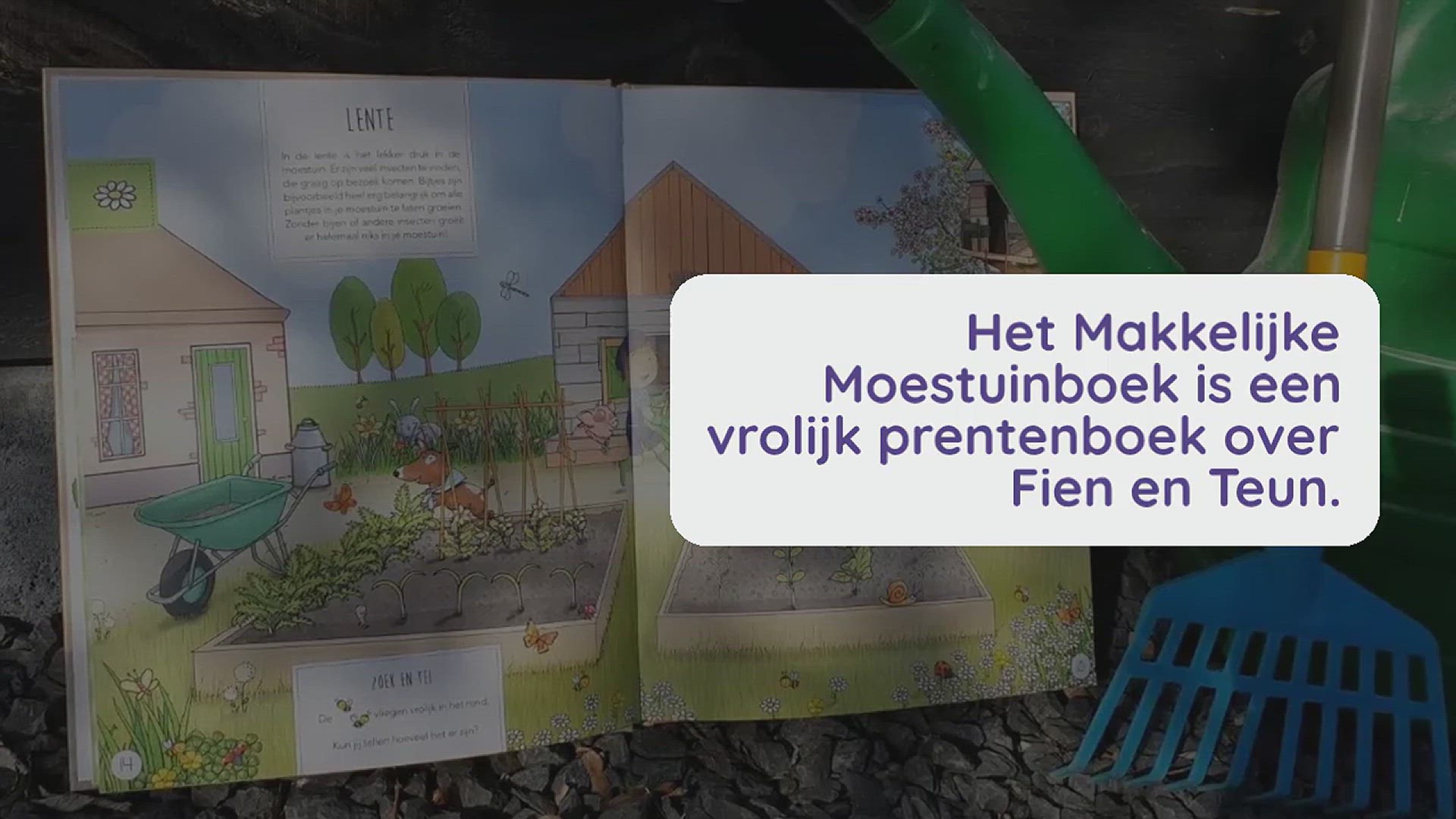 Het Makkelijke Moestuinboek van Fien en Teun... | Open Video