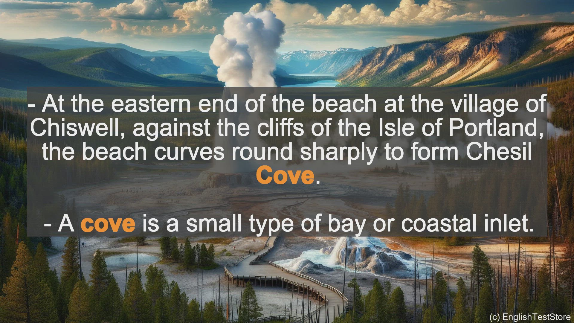 Cove In Sentences - Examples Of Cove In Sent... | Open Video