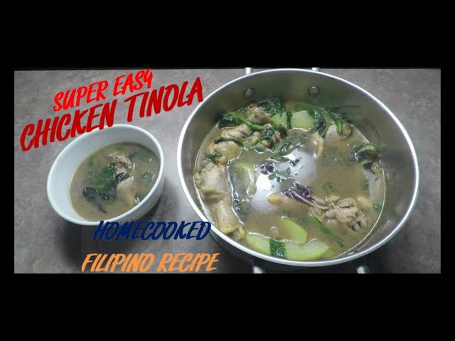 Filipino CHICKEN TINOLA. Lutong Pinas TV. Easy & Delicious Filipino ...