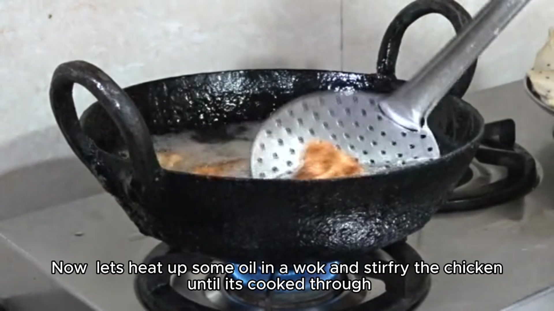 Stir-fry chicken recipe | Open Video