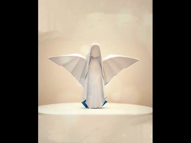 How to make paper angels #origami #youtube #diy | Open Video