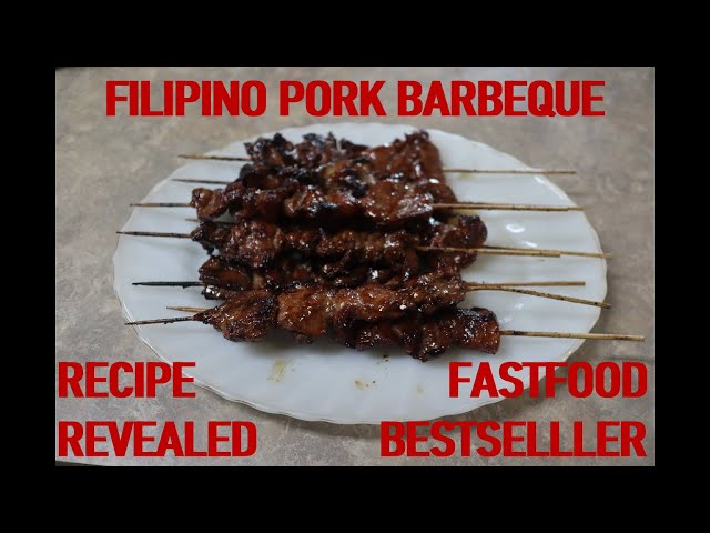 Filipino PORK BARBECUE. Filipino Style Pork Skewer. Easy Filipino Home ...
