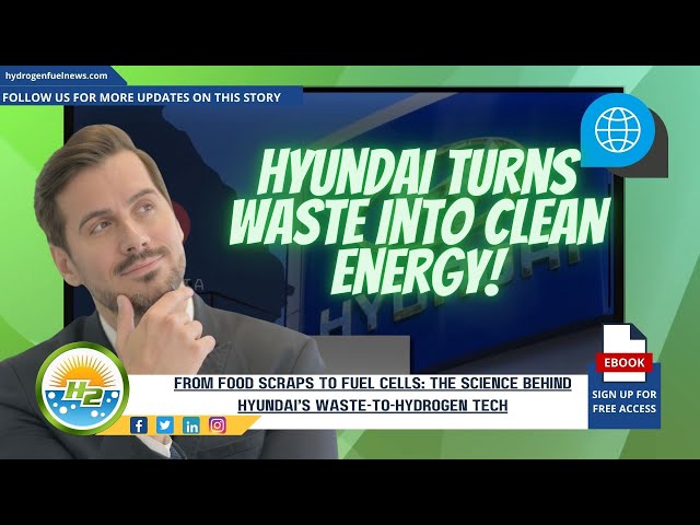 Hydrogen News Hydrogen from Waste? Hyundai... | Open Video