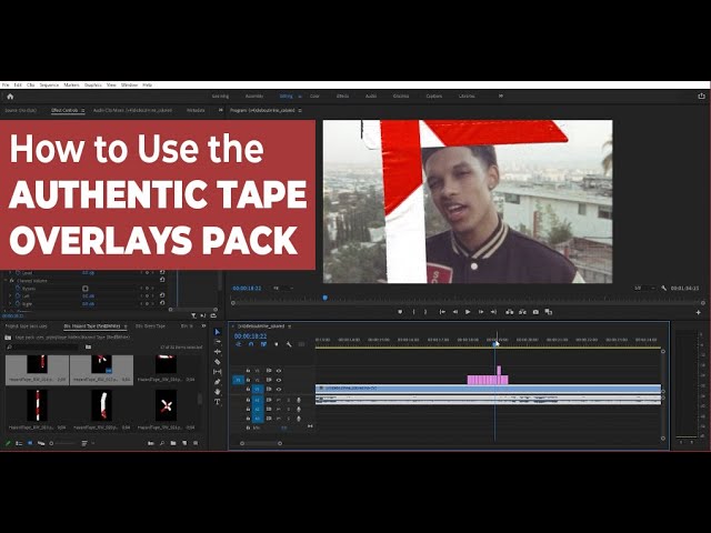 How to Use the Authentic Tape Overlays Pack (Premiere Pro & Photoshop ...