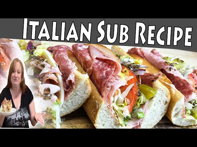 ITALIAN SUB RECIPE | WHAT’S FOR LUNCH | HOW TO MAKE A SUB