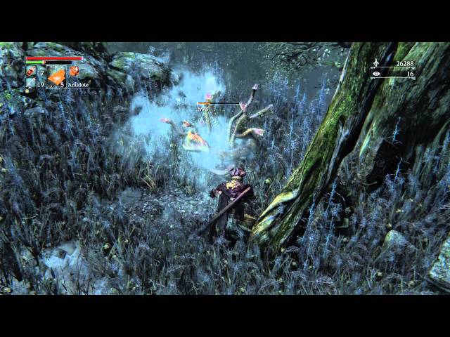 Bloodborne - Forbidden Woods: Falling Viper Pit Attack, Giant Boar ...