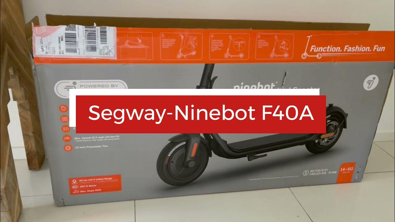 Segway-Ninebot F40A - Installation, how to a... | Open Video