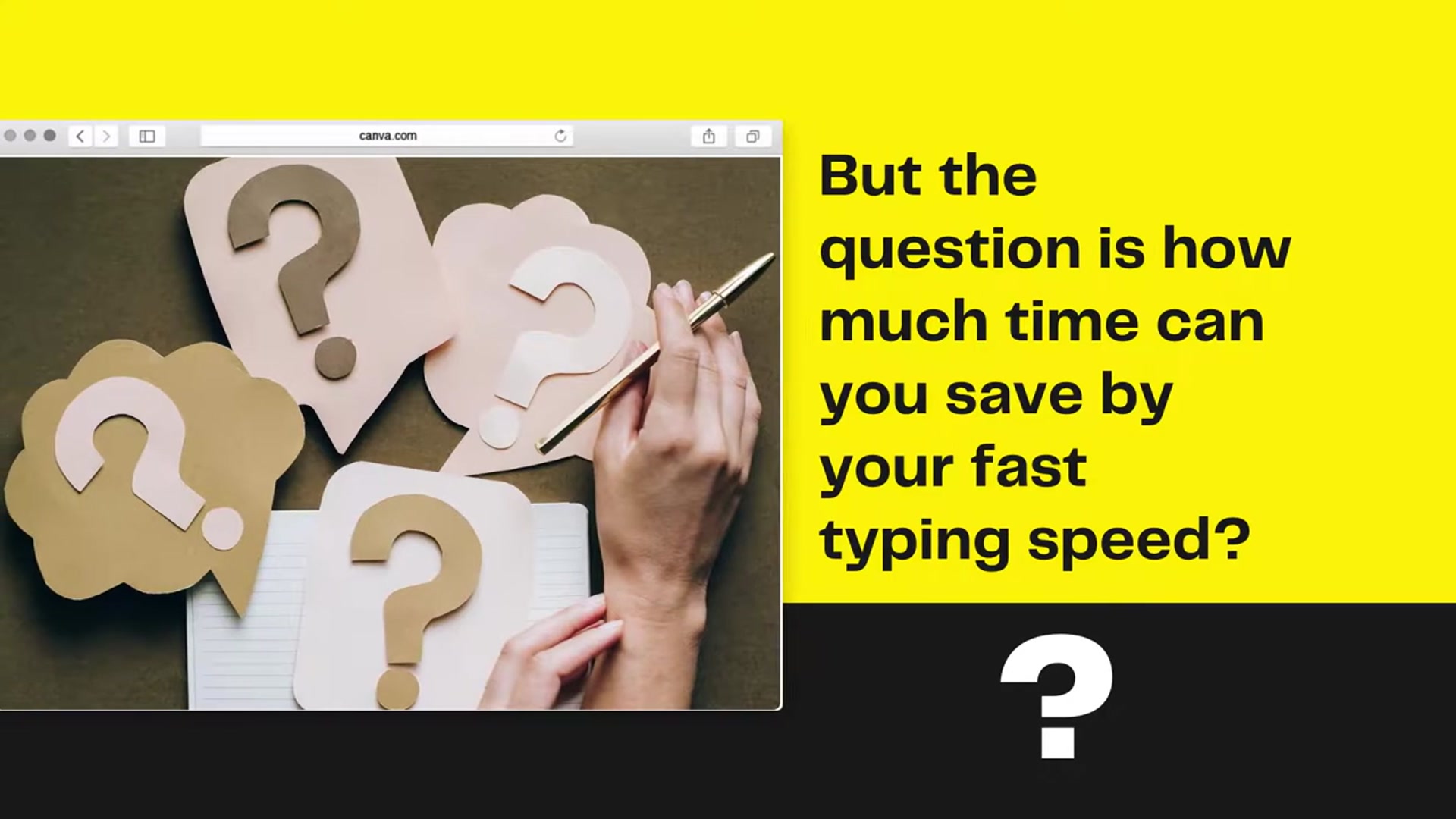 Learn touch typing and save a lot of time for yourself