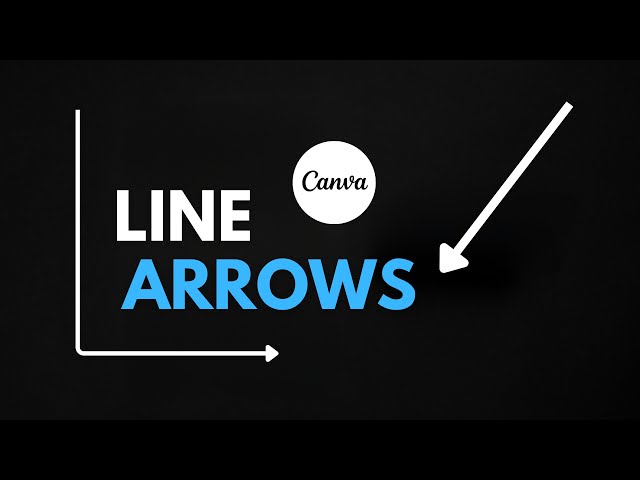 How to Add Arrows to Lines in Canva (Tutoria... | Open Video