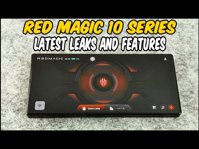 "Red Magic 10 Series LEAKED: Next-Gen Fe... | Open Video