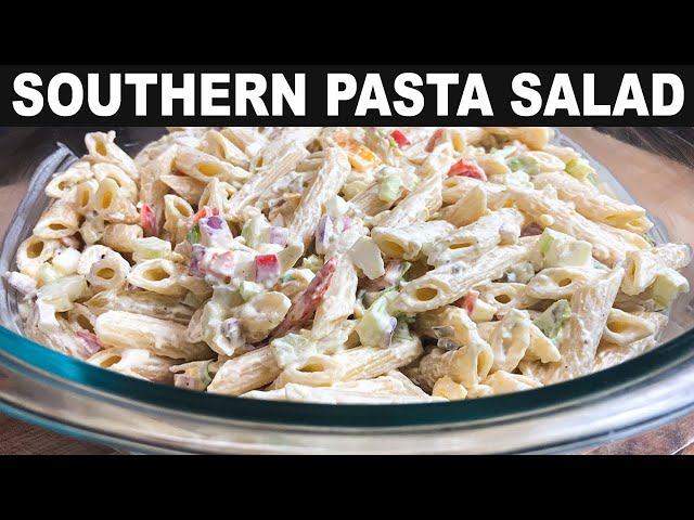 SOUTHERN PASTA SALAD RECIPE | EASY SIDE DISH... | Open Video