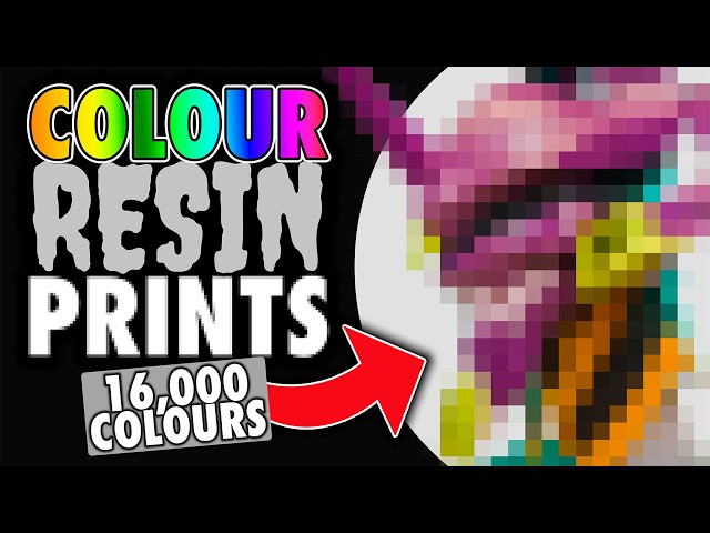 The ULTIMATE HACK for Any Resin Printer? - Prusa CMYK Colour Resin Kit
