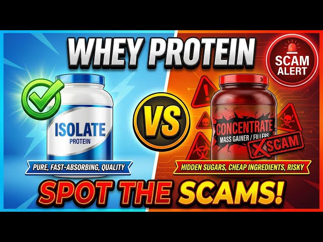 Types of Whey Protein: Spot the Scams! Isolate vs Concentrate & Best ...