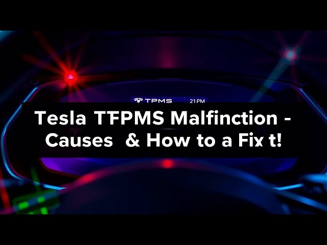 Tesla TPMS Malfunction – Causes & How to Fix It! | Open Video