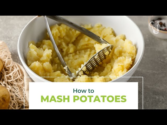 How to Mash Potatoes | healthEcooks.com | Open Video