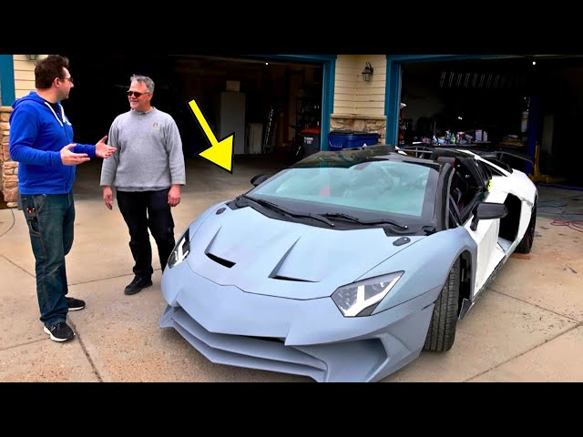 This Man 3D-Printed a Lamborghini In His Garage With His Son ! | Open Video