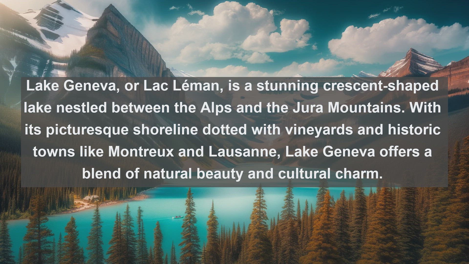 Alpine Oasis: Explore Switzerland's Top ... | Open Video