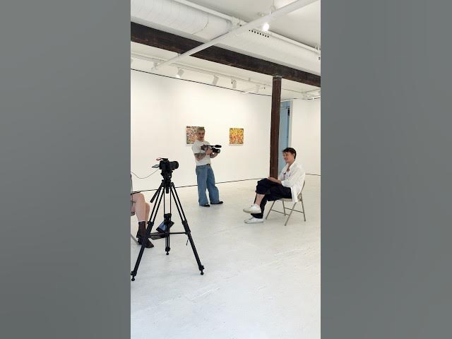 Interviewing artist Atticus Wakefield in Manhattan, New York for his ...