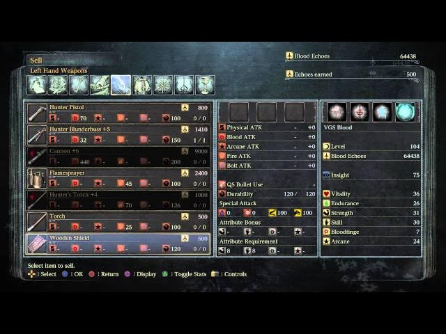 Bloodborne NG + - Hunter’s Dream: Arcane Upgraded to 25 Tiny Tonitrus ...