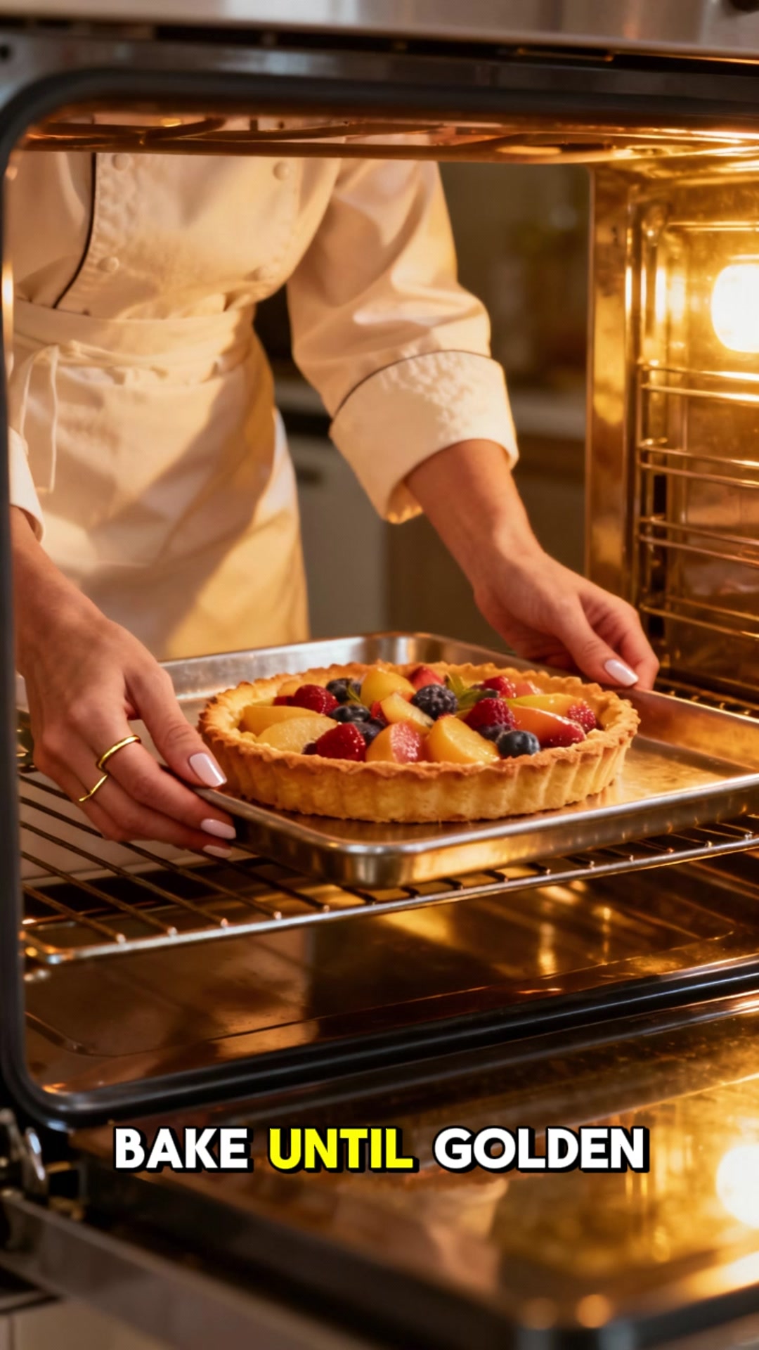 Pear & Cheddar Puff Pastry Tart | Open Video