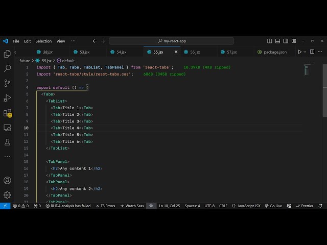 React.js Tutorial to Create Multiple Tabs Us... | Open Video