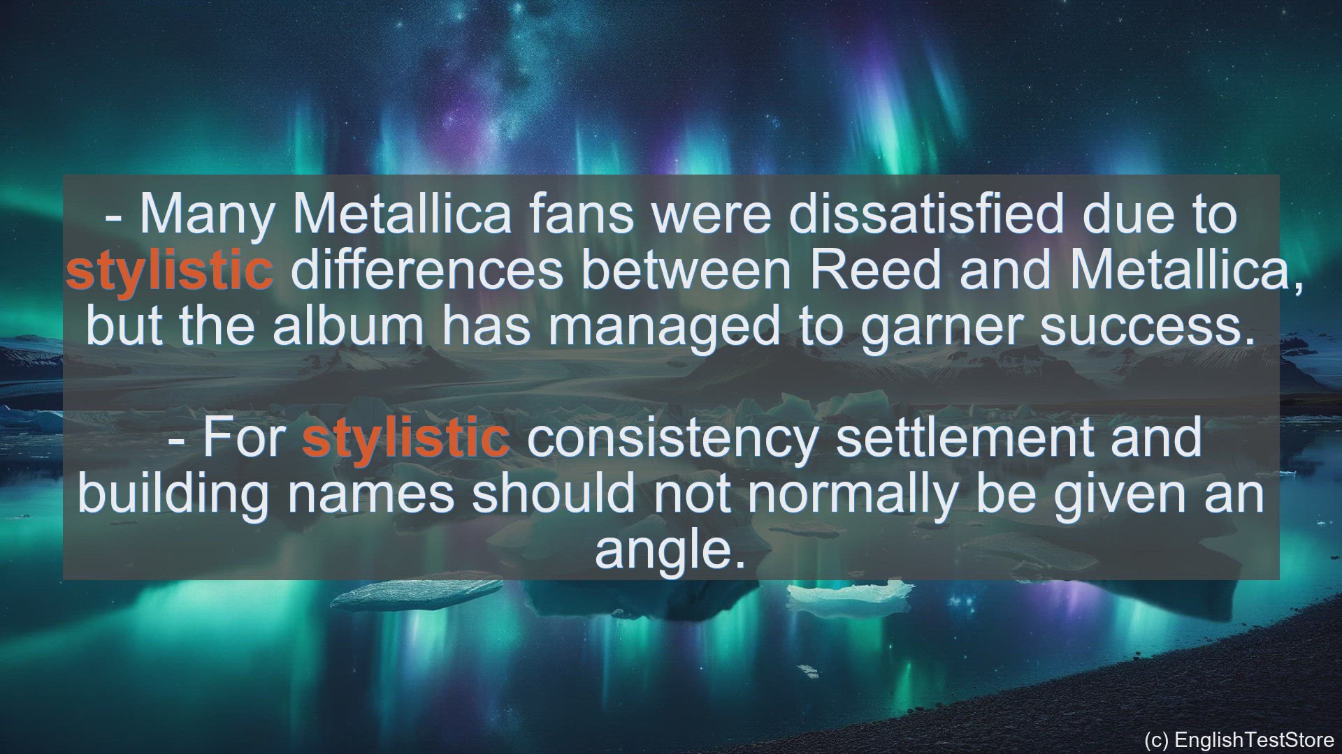 Stylistic In Sentences - Examples Of Stylistic In Sentences