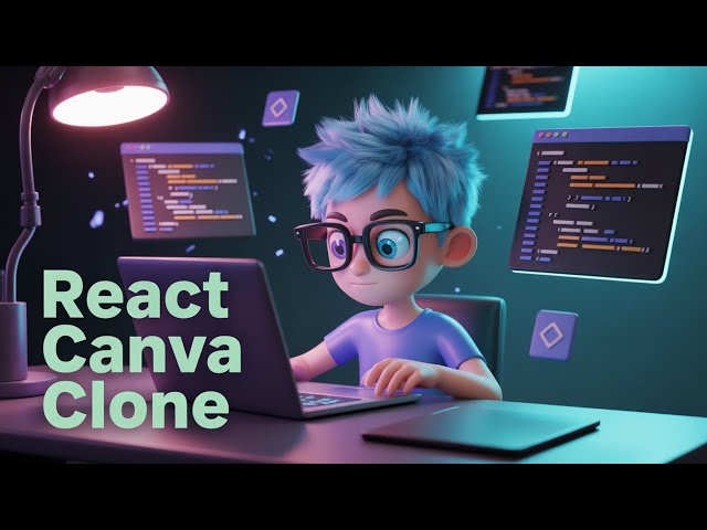 Build a React.js Canva Clone Graphics & ... | Open Video