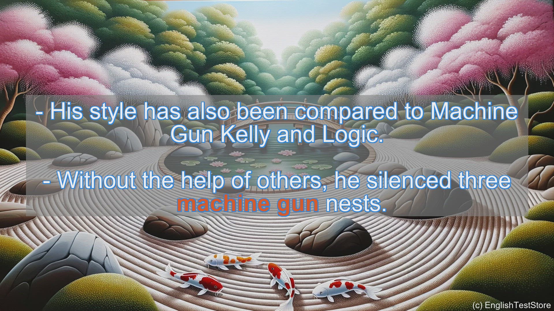 Machine Gun In Sentences - Example Of Machin... | Open Video