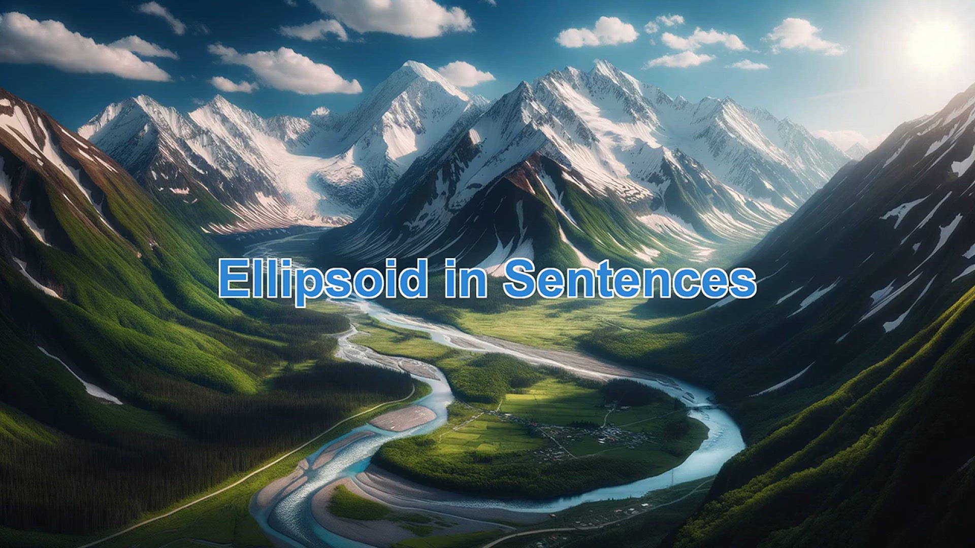 Ellipsoid In Sentences Example Of Ellipsoi... | Open Video