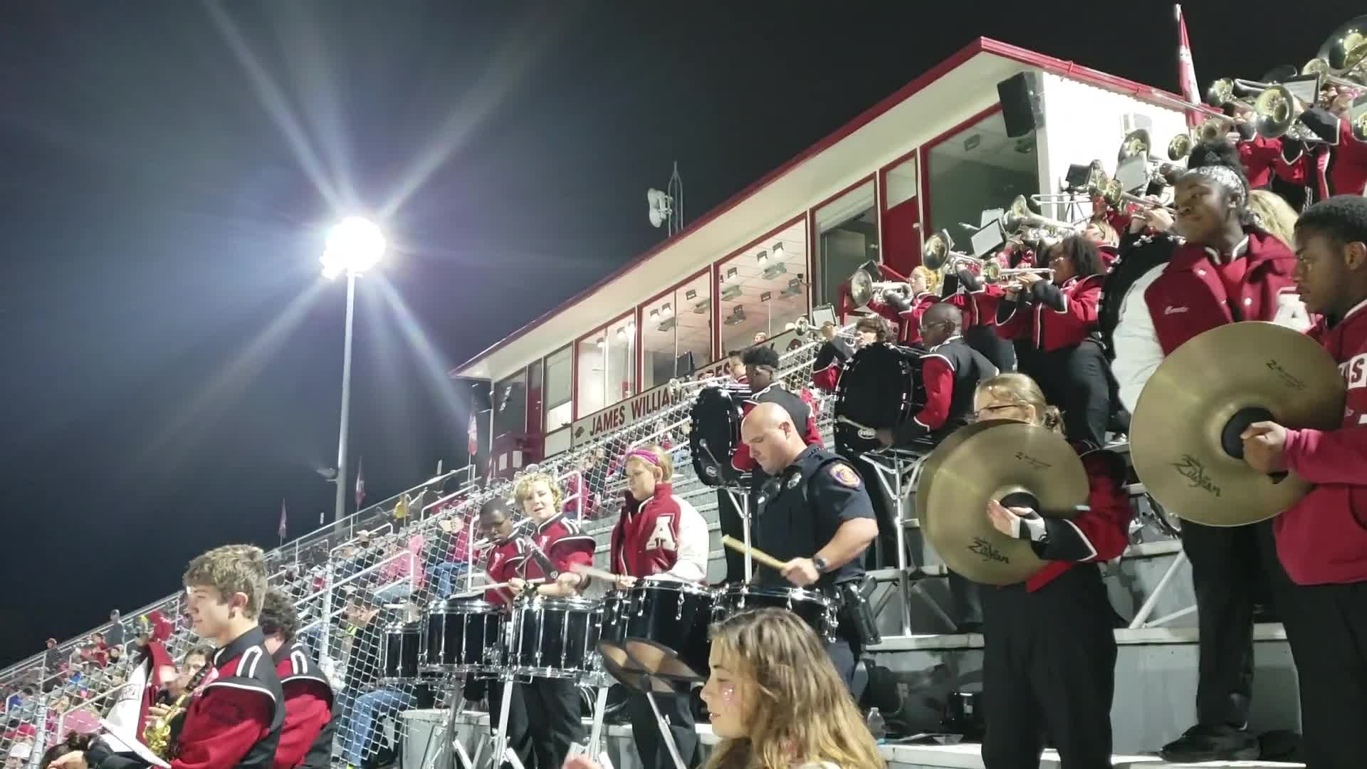 Police Officer Jams With High School Band | ... | Open Video