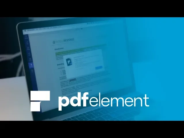 PDFelement 7 | Simplified PDF Editor for Mac | Open Video