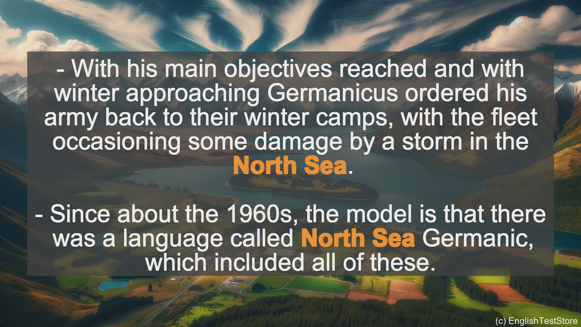How to Use North Sea In Sentences - Examples Of North Sea In Sentences