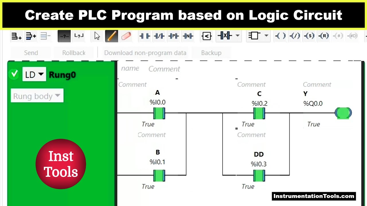 Create PLC Program based on Logic Circuit - Tutorial for Beginners ...