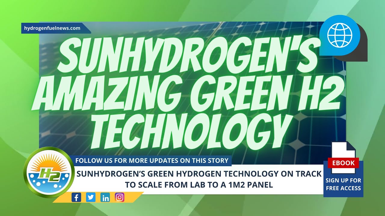SunHydrogen's Green Hydrogen Tech On Tra... | Open Video