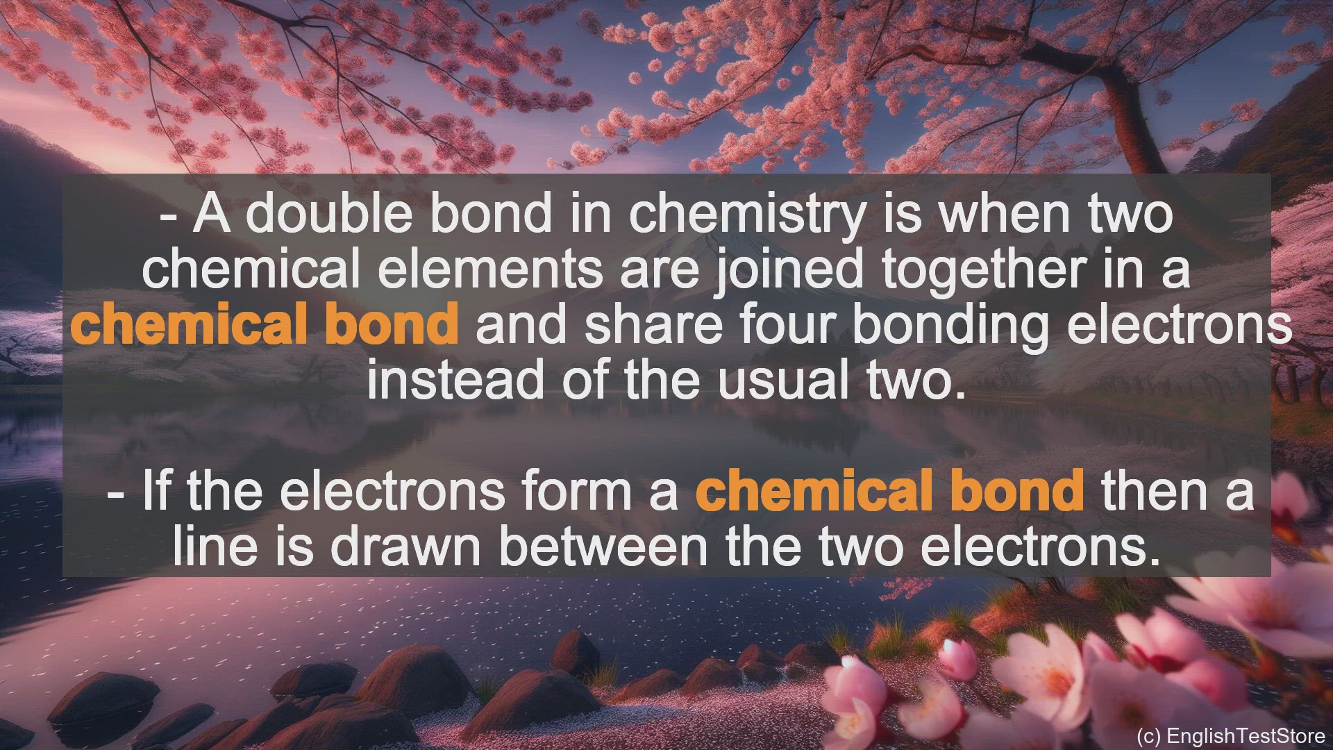Chemical Bond In Sentences - Examples Of Che... | Open Video