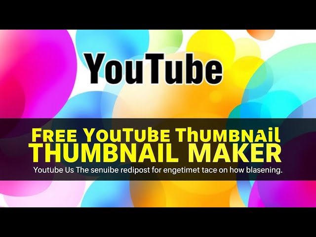 Free YouTube Thumbnail Maker | Create Eye-Catching Thumbnails Online ...
