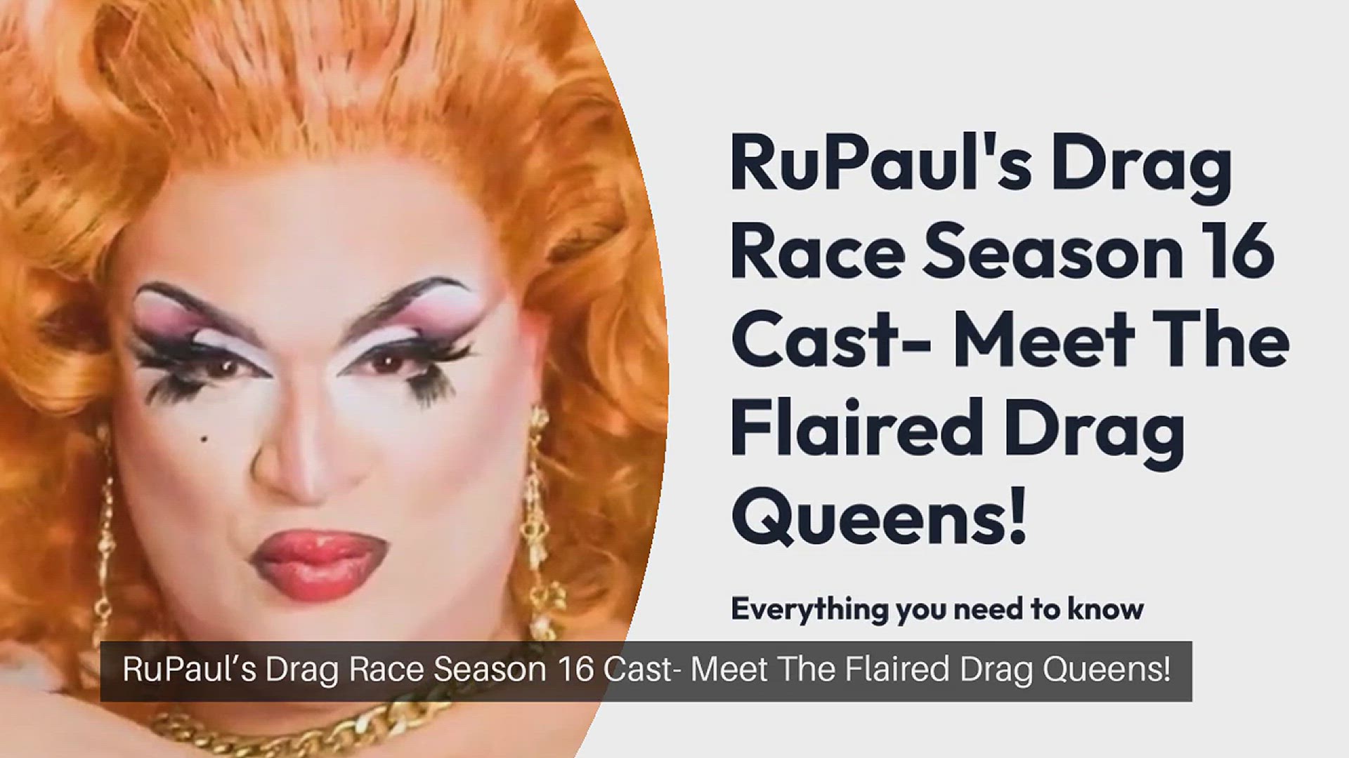 RuPaul’s Drag Race Season 16 Cast- Meet The Flaired Drag Queens! | Open ...