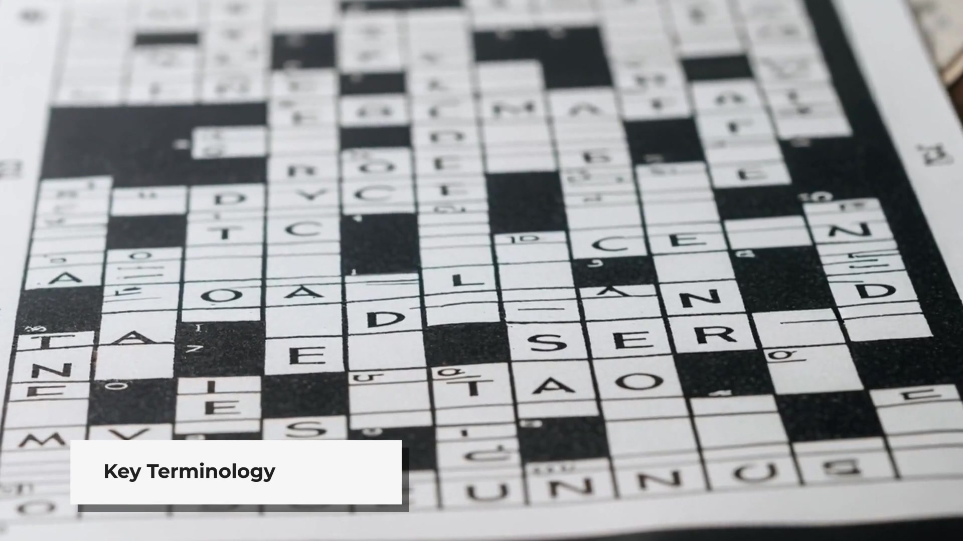 Create Your Own Crossword Puzzle: A Step-by-... | Open Video