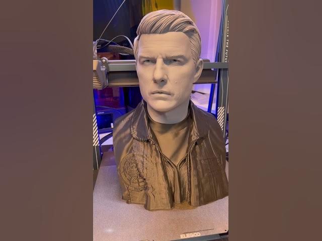 Realistic Tom Cruise bust - Neptune 4 Max #3dprinter