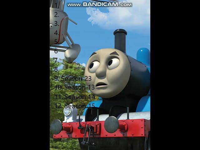 Ranking all 12 seasons of CGI Thomas and Friends from WORST to BEST ...