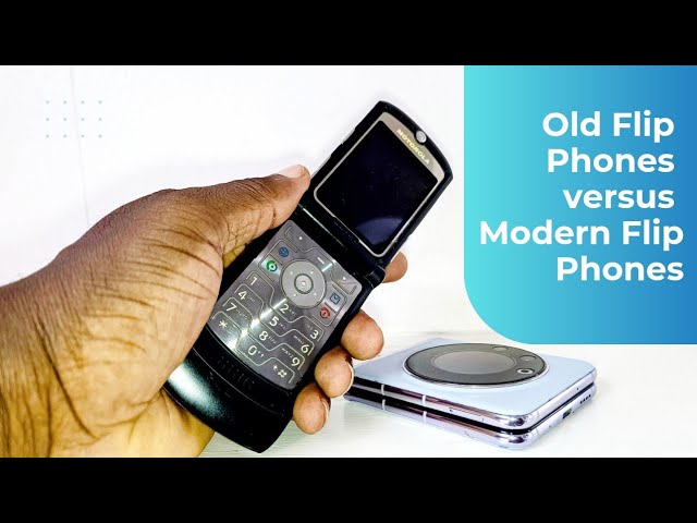 Modern Flip Phones vs Old Flip Phones: Comparison | Open Video