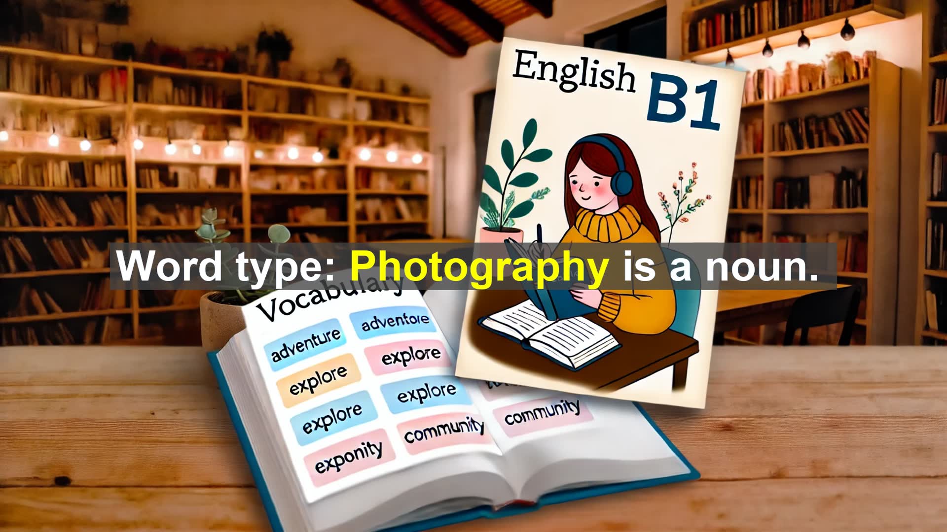 2500 Must Know CEFR B1 Vocabulary - Photogra... | Open Video