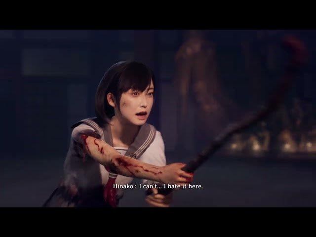 Silent Hill f - 16 Dark Shrine Path: Shimizu Hirako Crashes Out | Action Set-Piece Gameplay Sequence