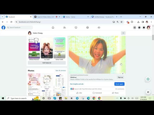 How to Create an Inspiratonal Facebook Post Using Canva | Open Video