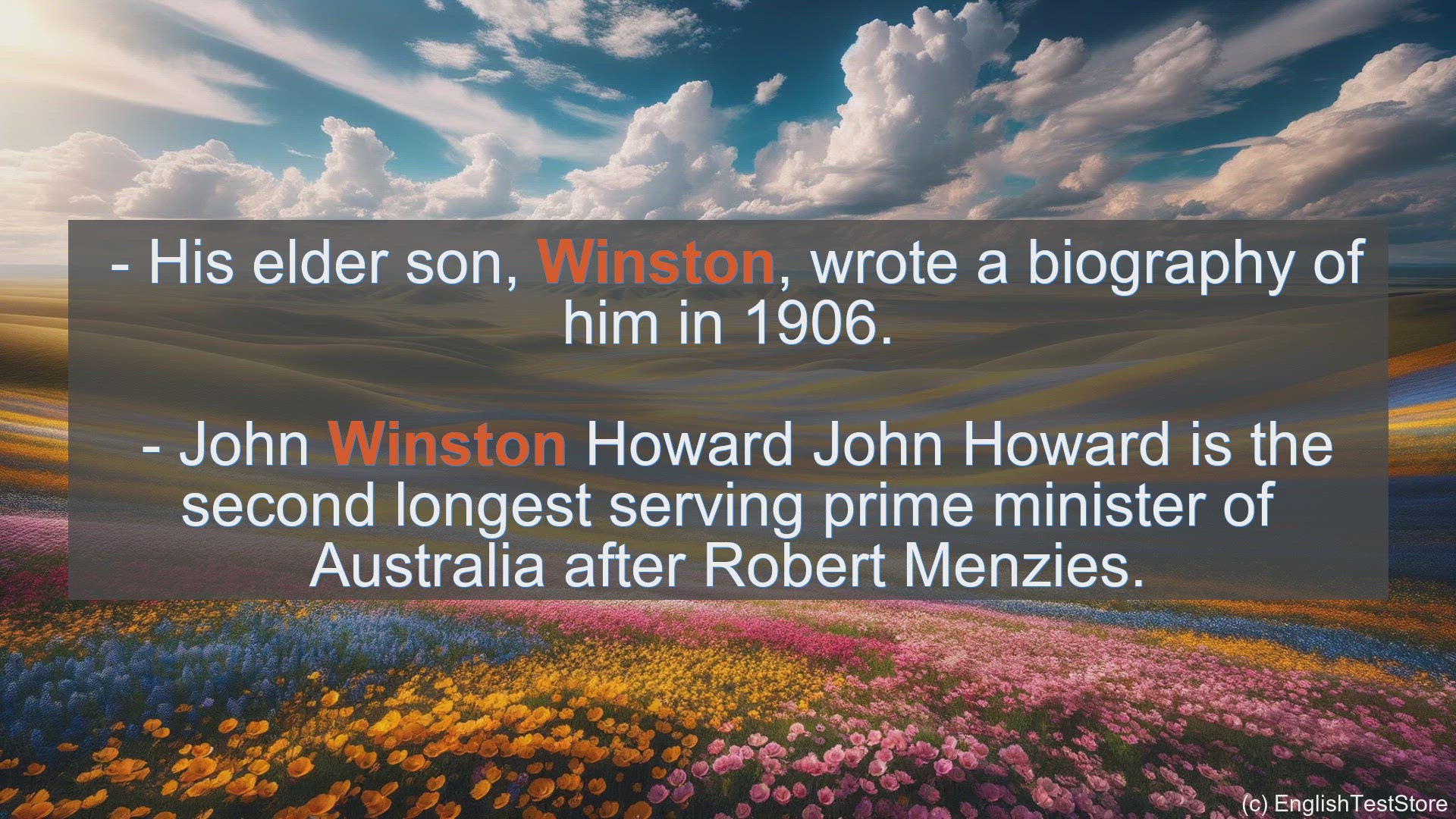 Winston In Sentences - Examples Of Winston I... | Open Video