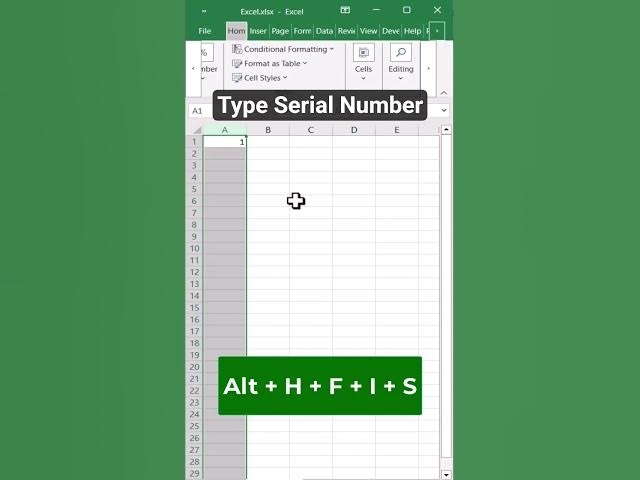 Serial Number in Excel | Automatic Serial Number in Excel